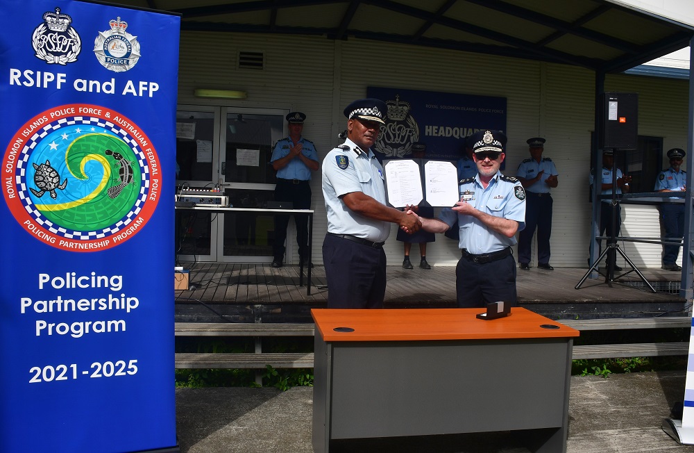 AFP delivers SBD$7.5m support package to RSIPF | Royal Solomon Islands Police Force